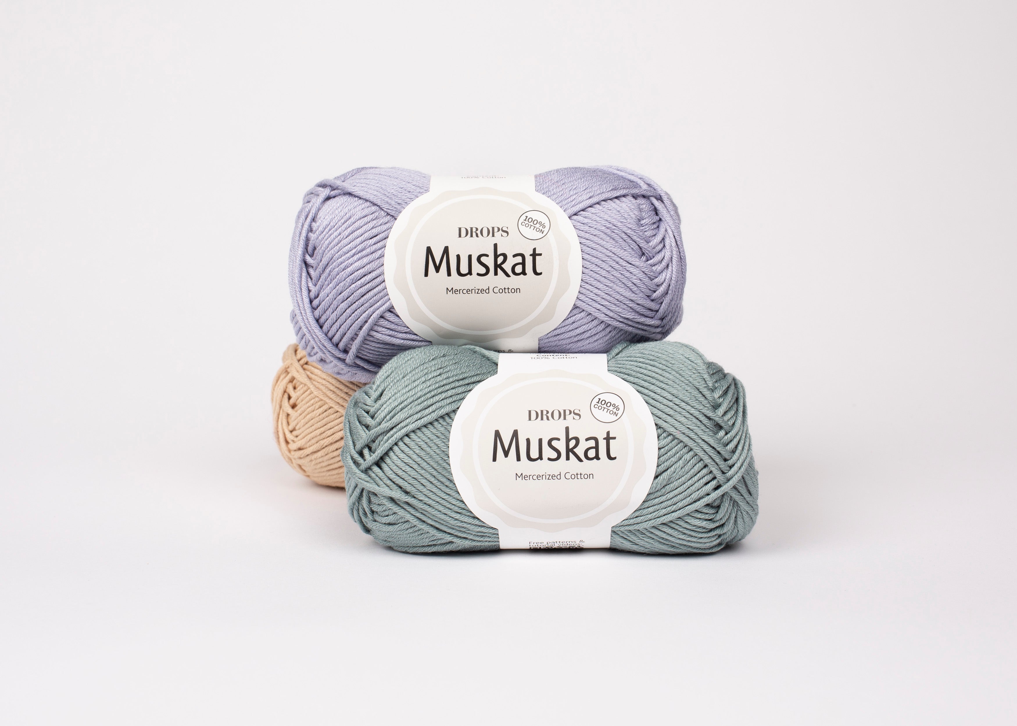 DROPS Muskat siūlai 50g (medvilnė) – Pasaulio Siūlai